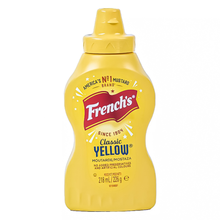 FRENCH'S Moutarde classique flacon souple 226g