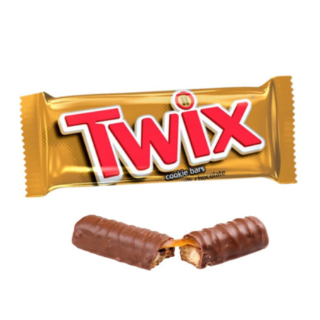 Twix caramel chocolat au lait 2 x 25 g