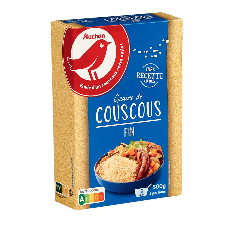 COUSCOUS FIN AUCHAN 500G