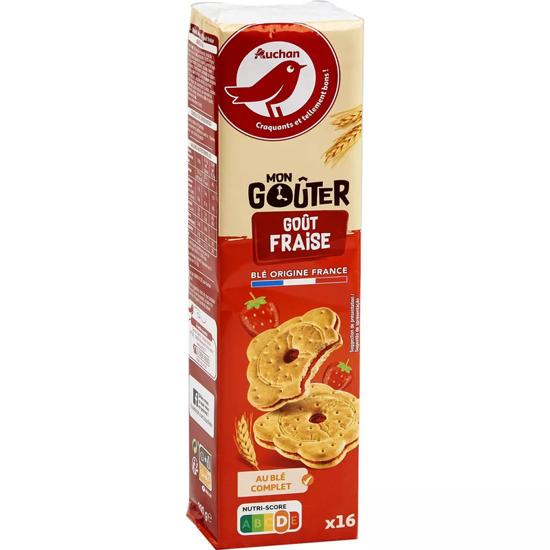 BISCUIT FRAISE X16 RIK ROK X16 300G