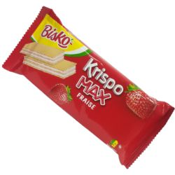 Bisko Krispo Max gaufrette fourrée à la fraise 40 g