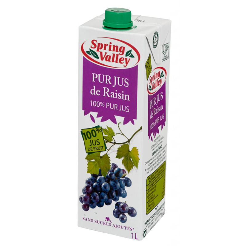 SPRING VALLEY Jus De Raisin Brique 1L