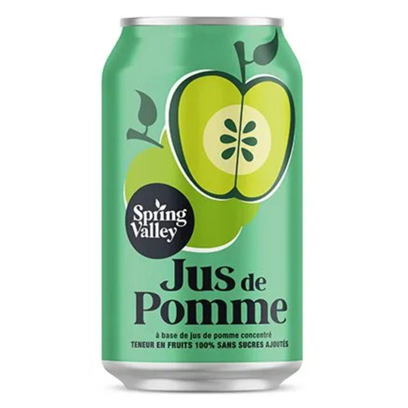 Spring Valley 100% Jus de Pomme 33CL