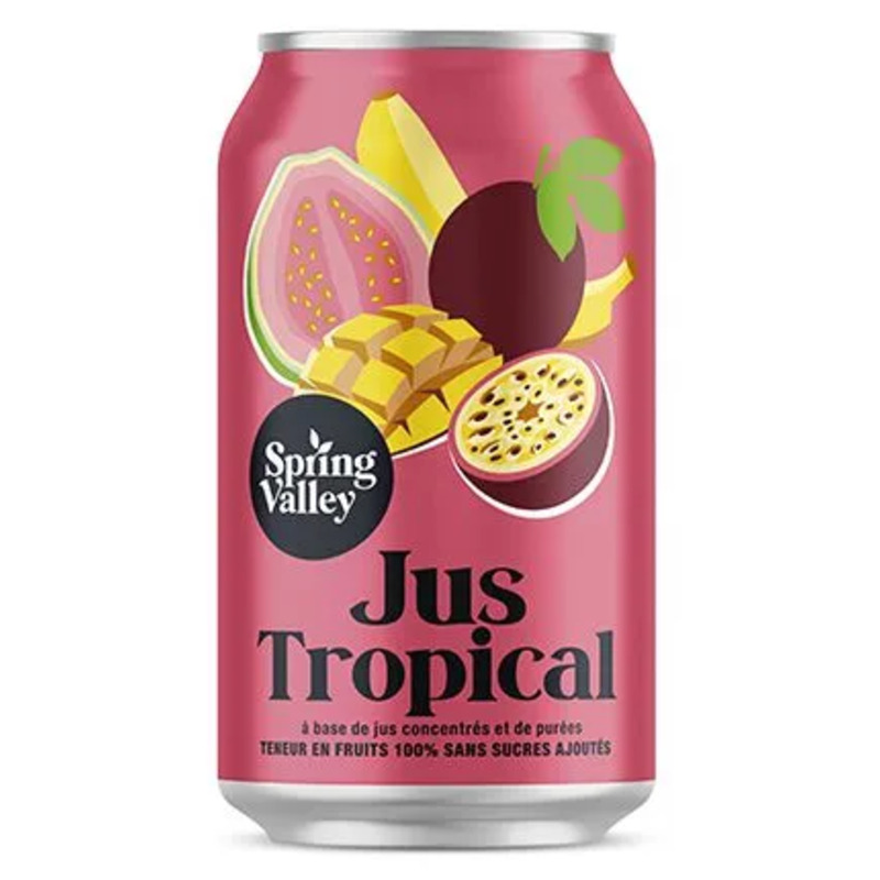 Spring Valley 100% Jus Tropical 33CL