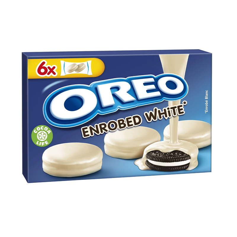 Oreo biscuits enneigés & enrobés au chocolat blanc x6 246 g