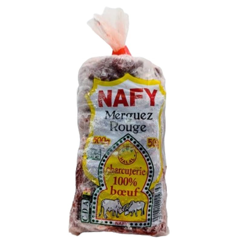 Nafy merguez rouge surgelé sachet 500g