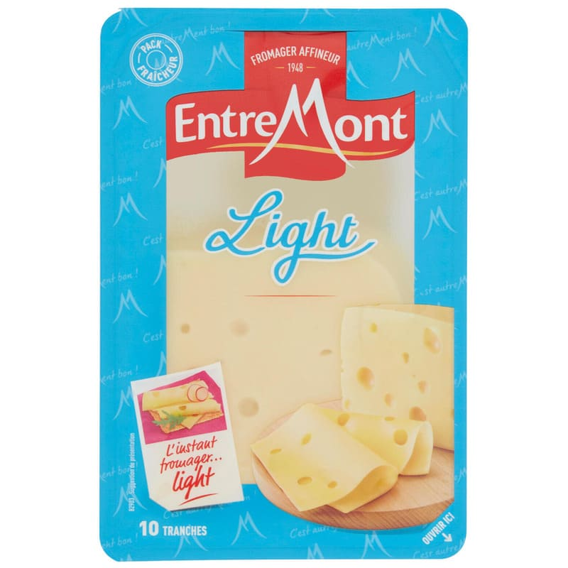EntreMont Light 10 Tranches 150 G