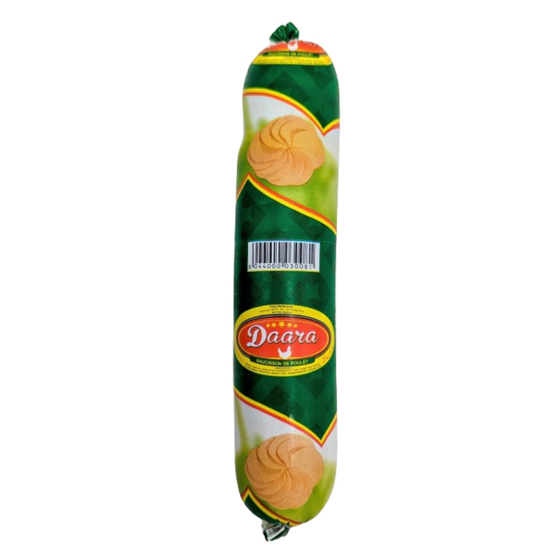 Daara saucisson de poulet barre 320g