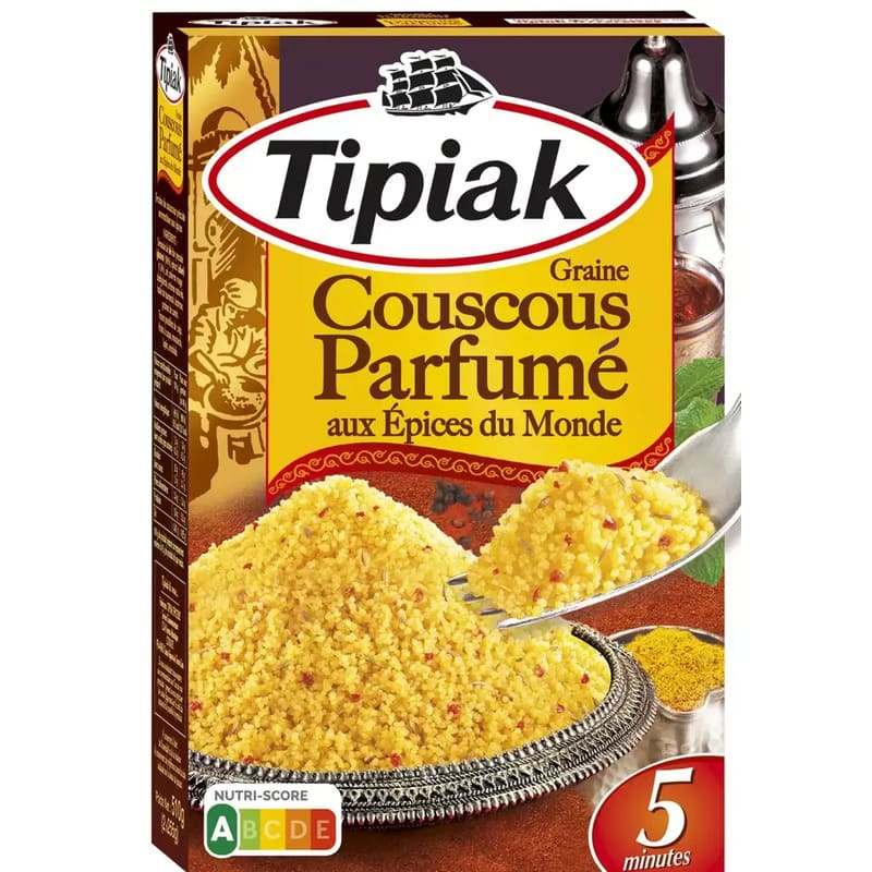 TIPIAK Graines de couscous parfumé aux épices 510GR