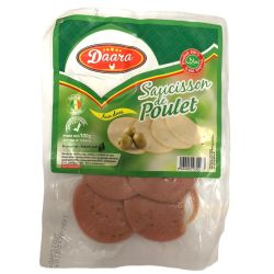 Daara saucisson de poulet en tranches aux olives 100g