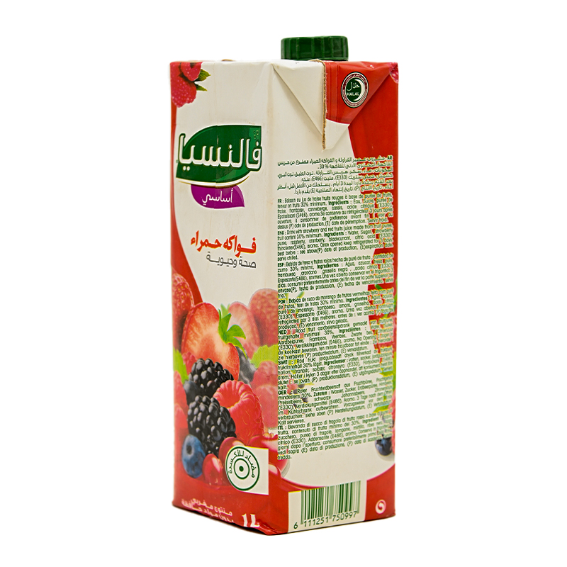 Valencia jus de fruits rouge brique 1L