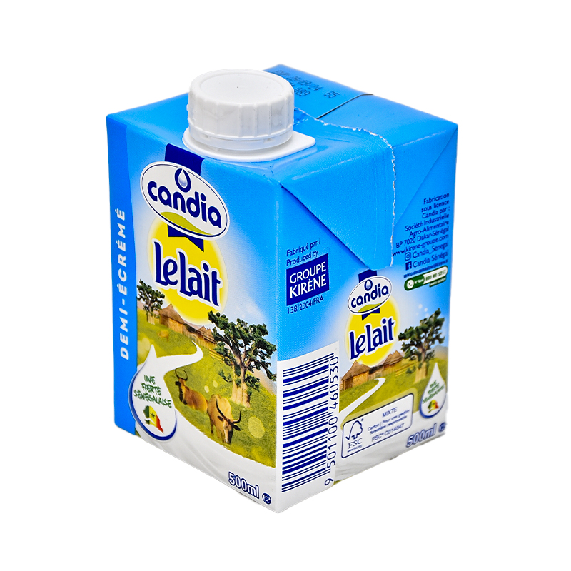 Candi Lait 1/2 Ecrème Brique 500ML