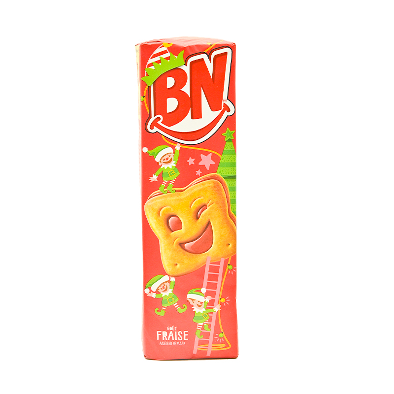 BN Biscuits fourrés fraise céréales complètes 285g