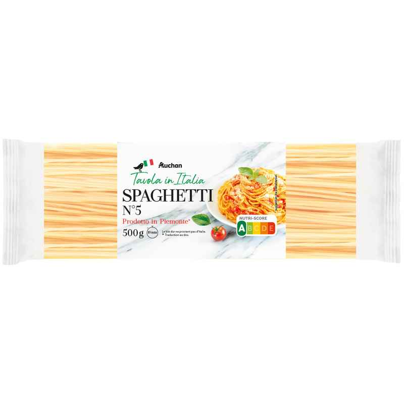 AUCHAN ITALIE SPAGHETTI N5 500G